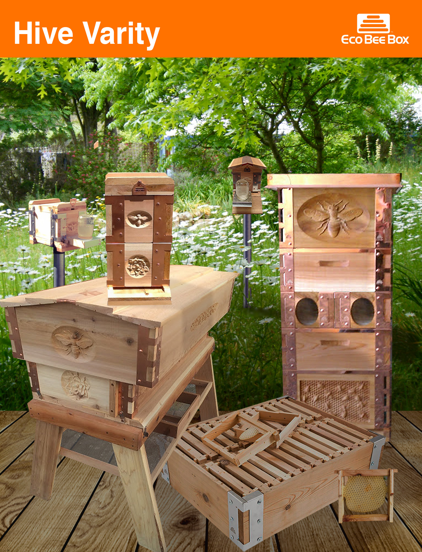 hivevariety – Eco Bee Box – Modern Urban Beekeeping